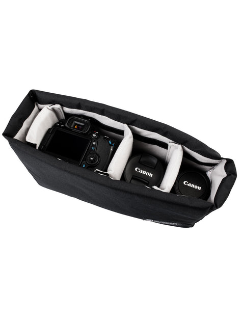 A minimalist padded camera bag insert for sling style bags – 3V Gear
